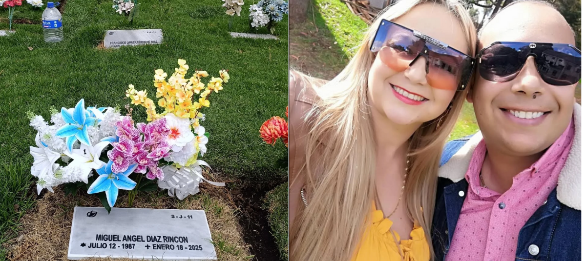 El emotivo mensaje de madre de Miguel Díaz, hijo de Diomedes, al visitarlo en el cementerio