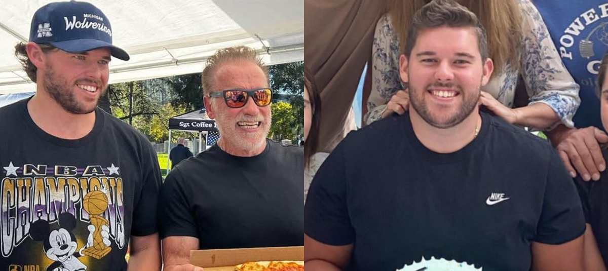 El impactante cambio físico de Christopher, el hijo menor de Arnold ...