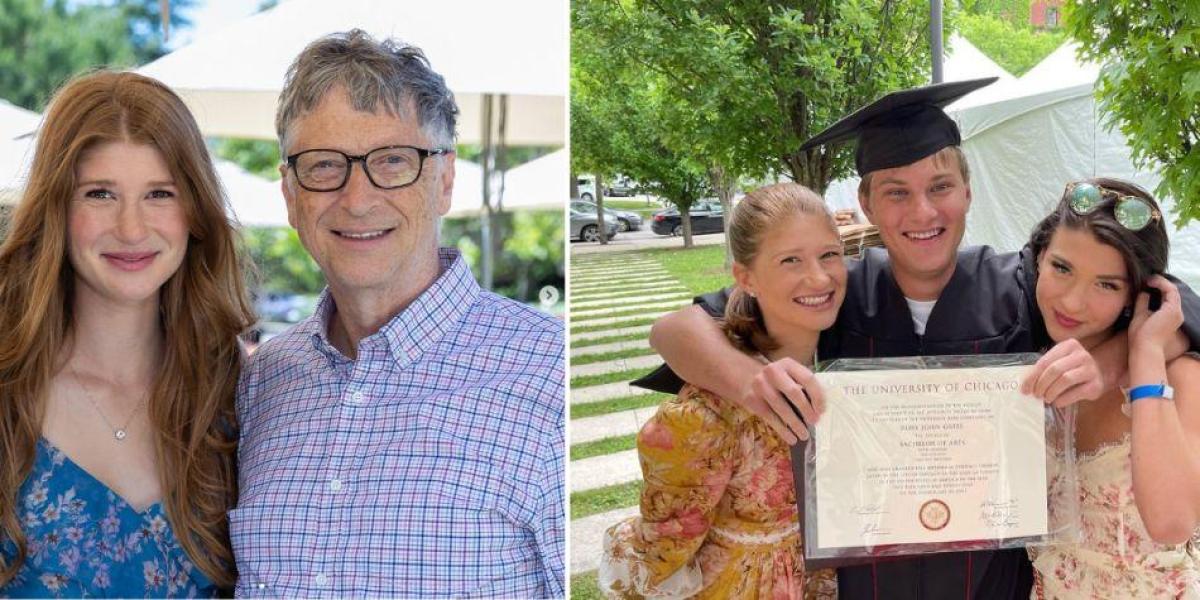 ¿Quiénes son los hijos del empresario Bill Gates y a qué se dedican?