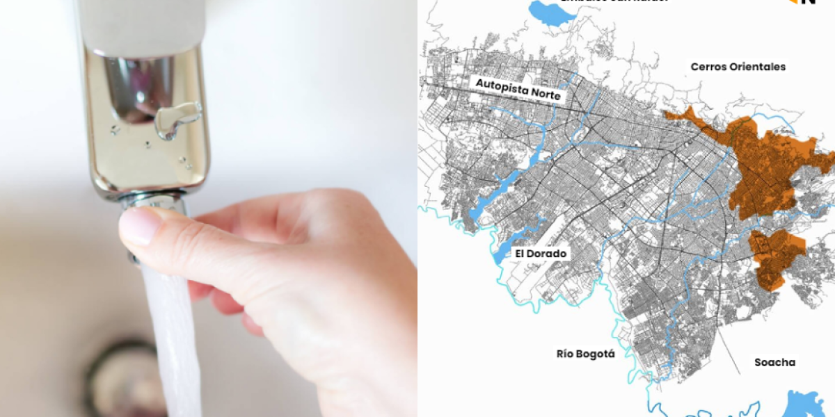 Racionamiento de agua en Bogotá: estos son los barrios que tendrán ...