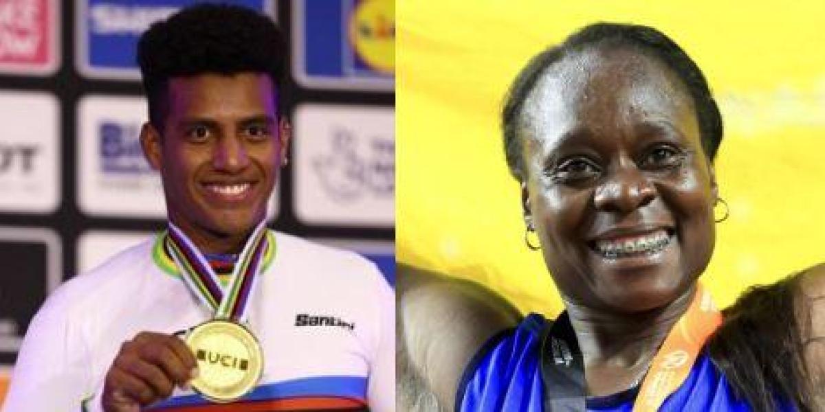 Kevin Quintero y Flor Denis Ruiz, abanderados de Colombia en la inauguración de los Juegos ...