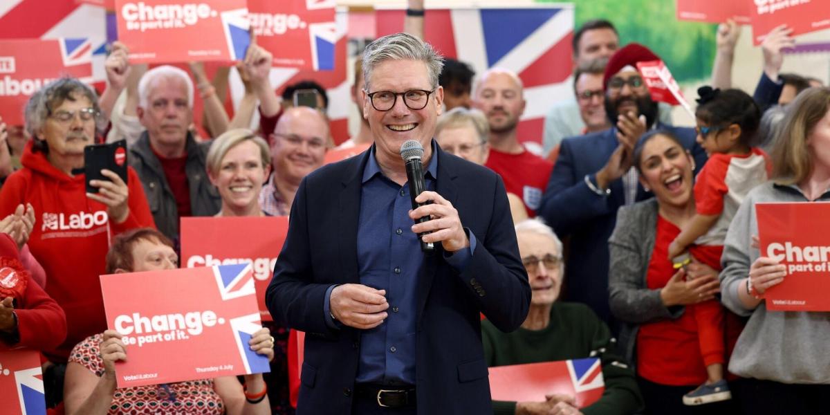 Elecciones en el Reino Unido: el Partido Laborista gana con mayoría absoluta, según los primeros ...