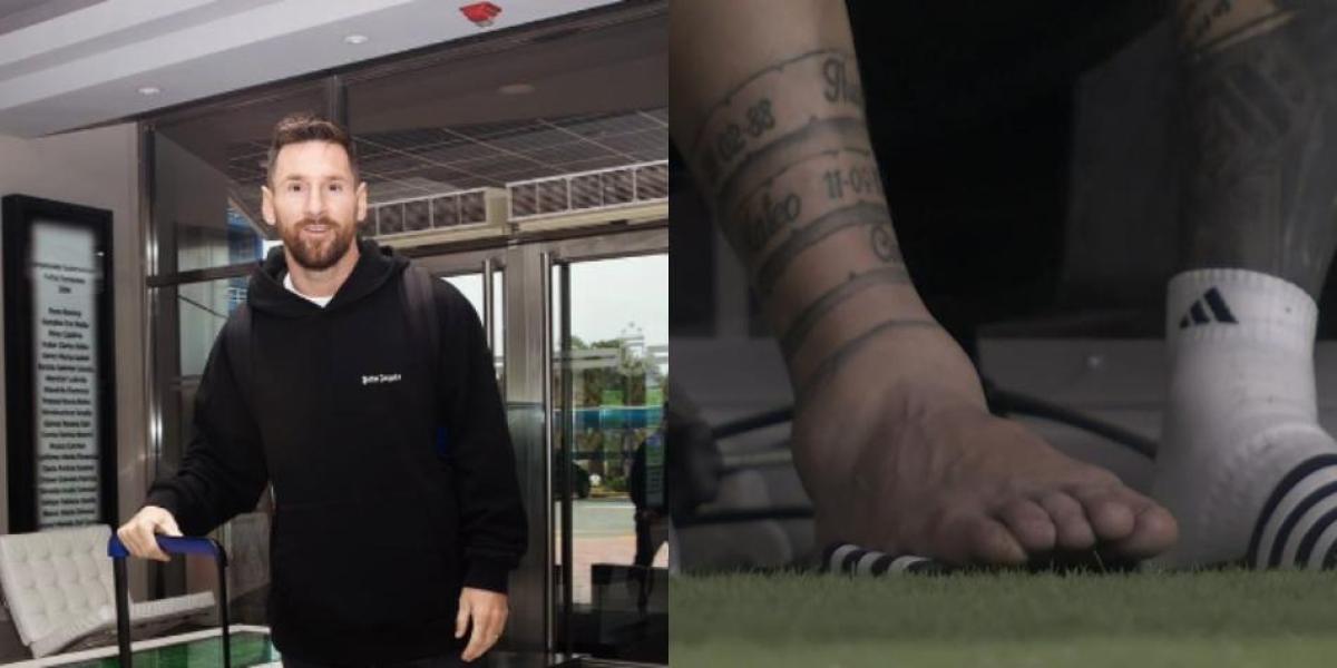 Video: así le quedó el tobillo a Lionel Messi tras salir lesionado en ...