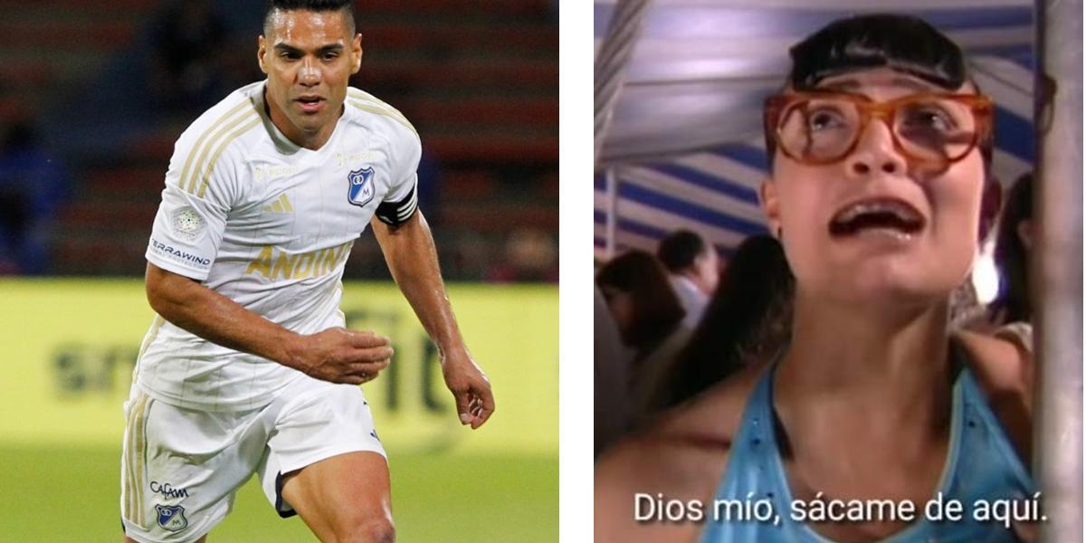 Falcao García no se salvó de los memes luego de debutar con Millonarios ...