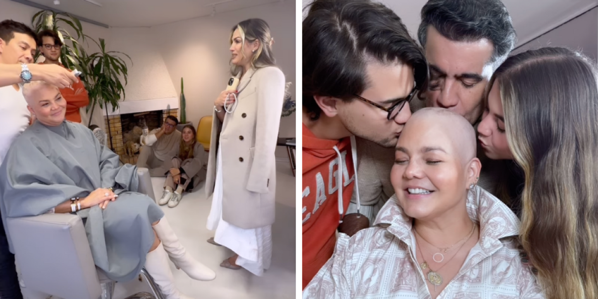 Esposa de Carlos Calero se quitó el cabello tras anunciar que padece ...