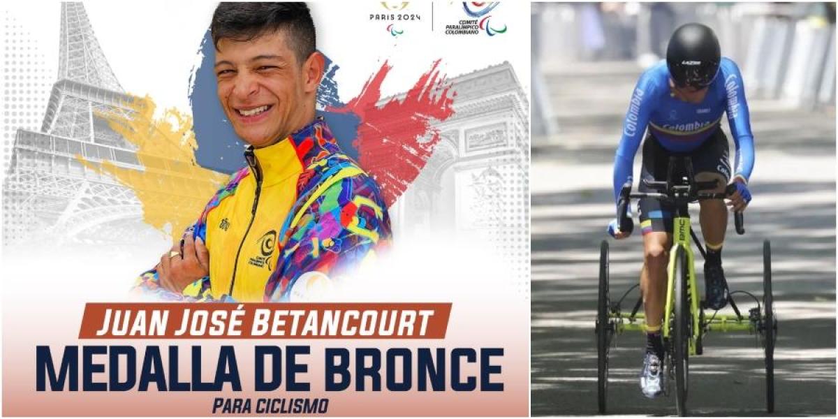Juan José Betancourt aumenta el botín y le da otro bronce a Colombia en los Juegos Paralímpicos ...