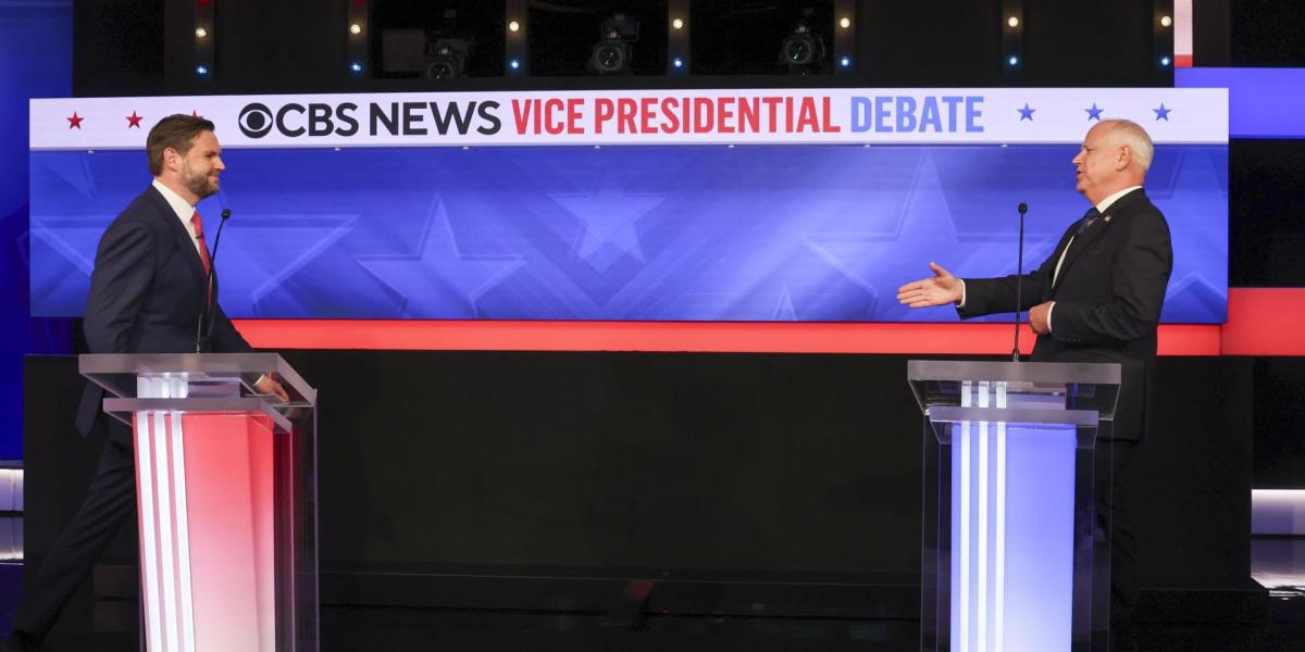 ¿Quién ganó el debate vicepresidencial entre Tim Walz y J. D. Vance ...