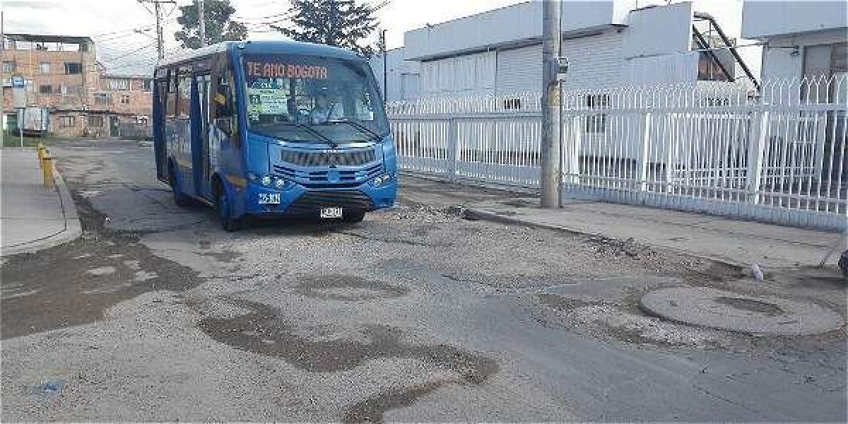 Estado de las vías para los SITP en Bogotá