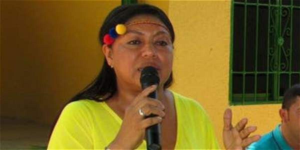 La exgobernadora de La Guajira Oneida Pinto salió del