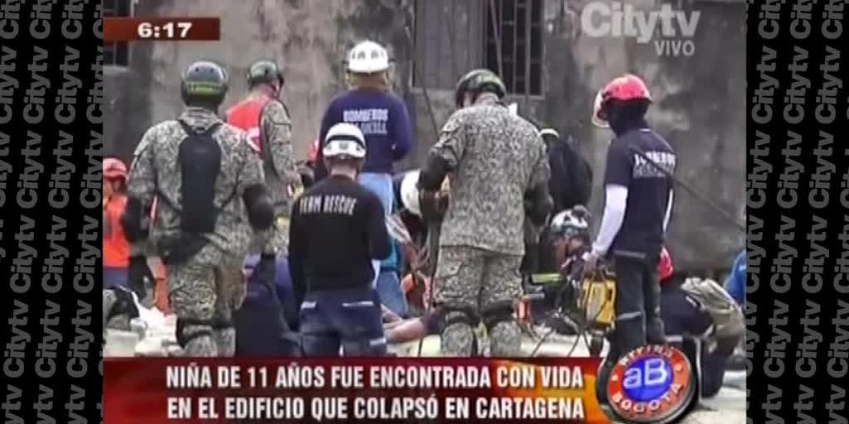 Sobreviviente A Caída Del Edificio En Cartagena