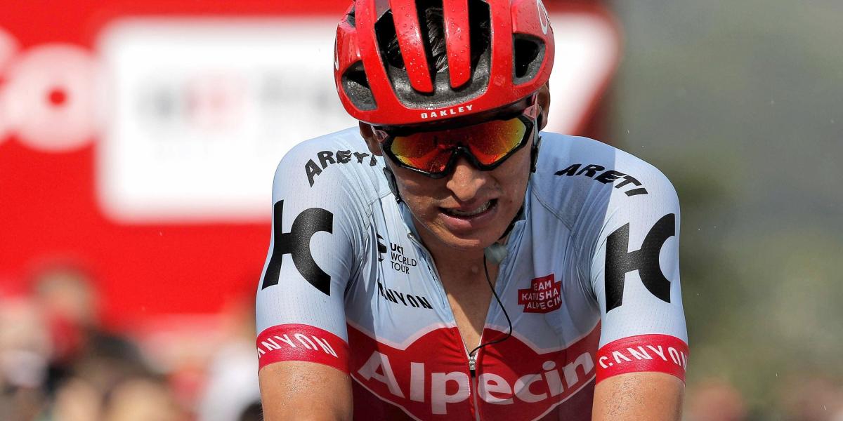 Reacciones de Jonathan Restrepo al ser segundo en la etapa 11 de la ...