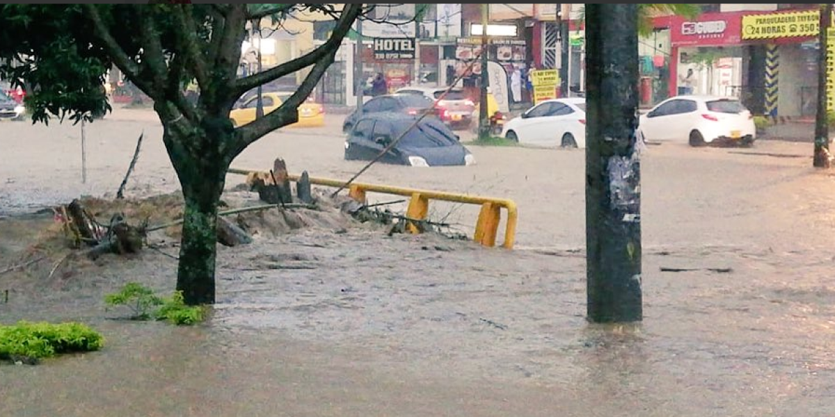 Inundaciones en Dosquebradas a causa de la ola invernal