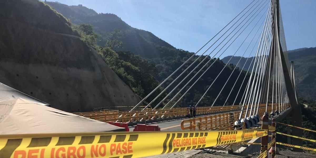 Prueba de carga del puente Hisgaura en Santander