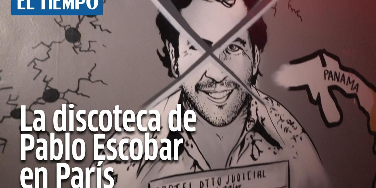 'Medellín': el bar en París que rinde tributo a Pablo Escobar