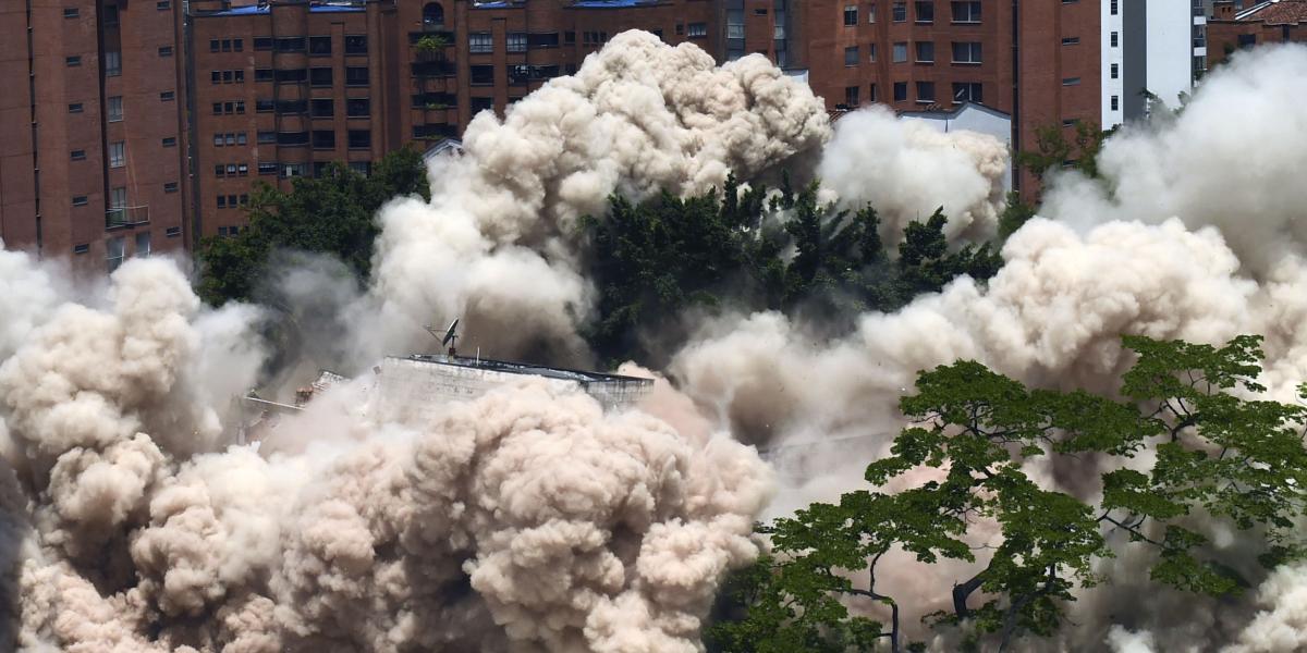 Declaraciones del alcalde de Medellín, tras implosión de edificio Mónaco