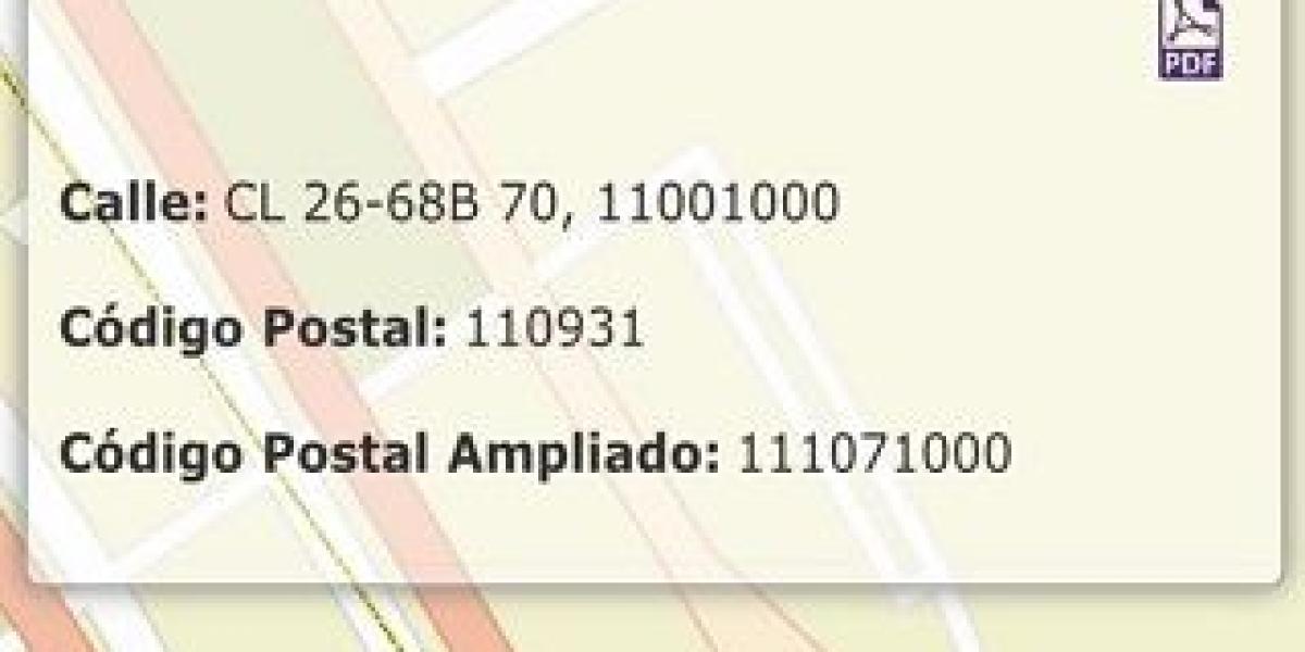 Código postal en Bogotá:Consulta por localidad o barrio