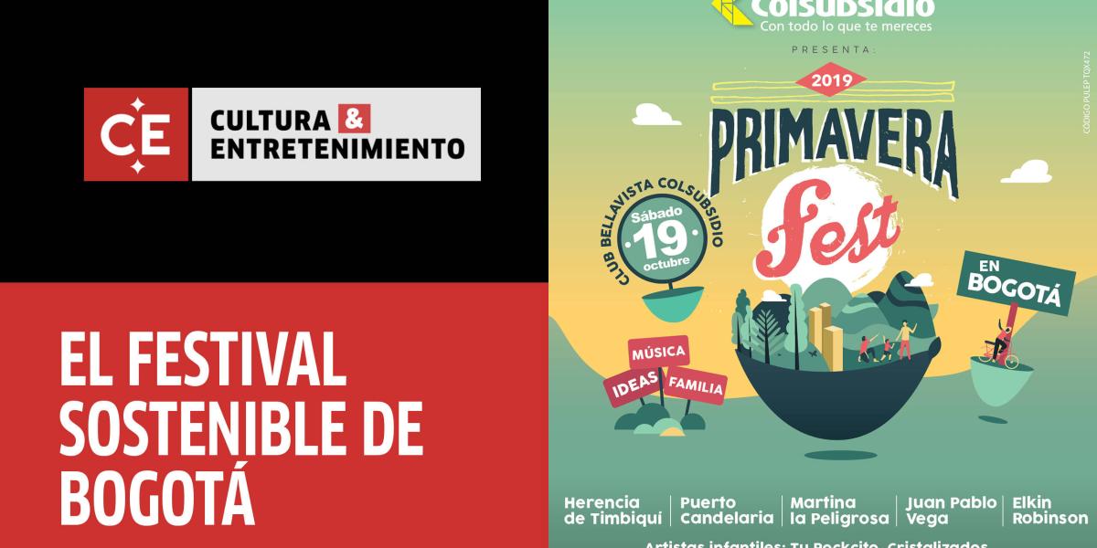 Primavera Fest 2019 un festival sostenible