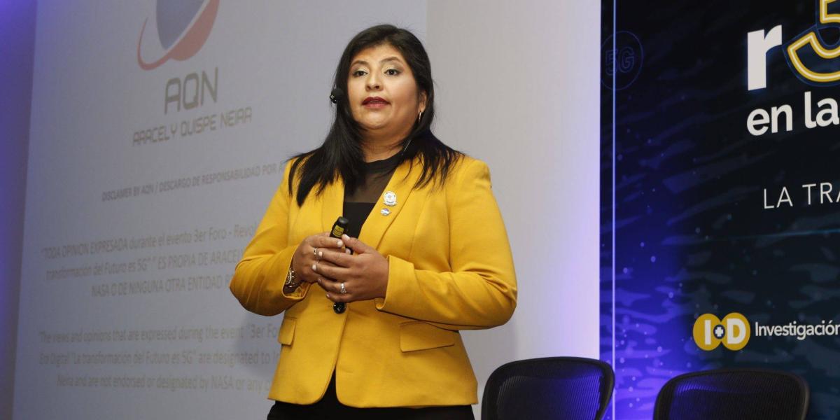 Aracely Quispe habla de su trabajo como ingeniera espacial de la Nasa