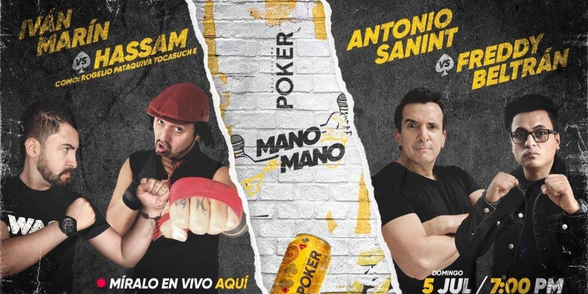 En vivo: mano a mano Poker con los mejores comediantes colombianos