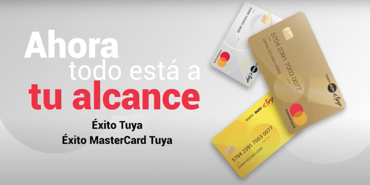 Así de fácil es solicitar las tarjetas Éxito y Éxito Mastercard