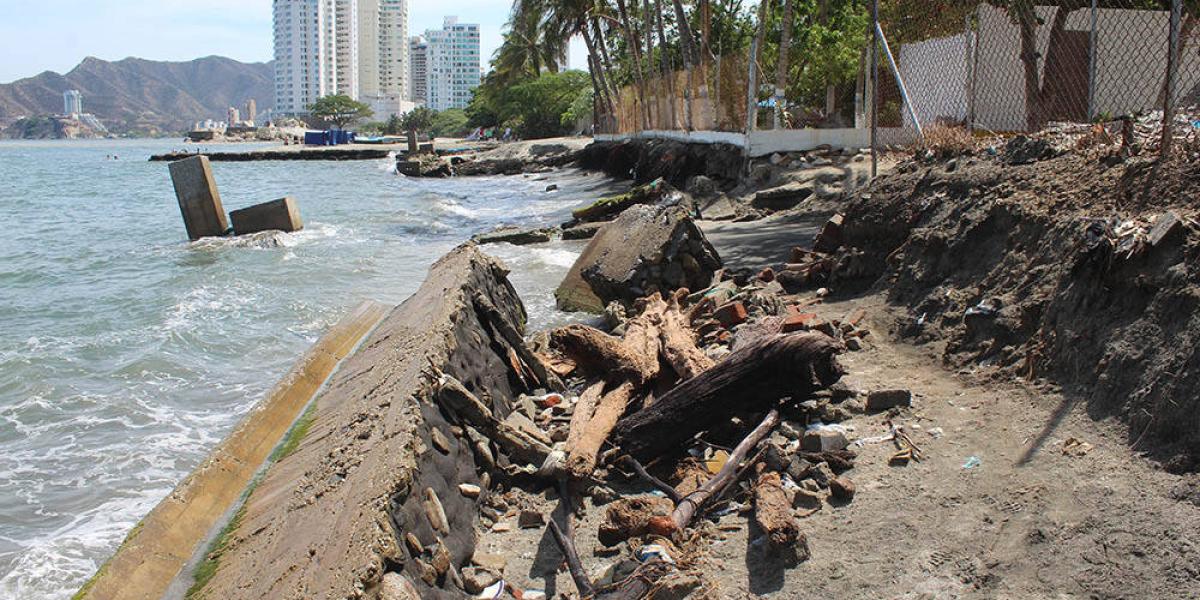 Santa Marta: calamidad pública por erosión costera