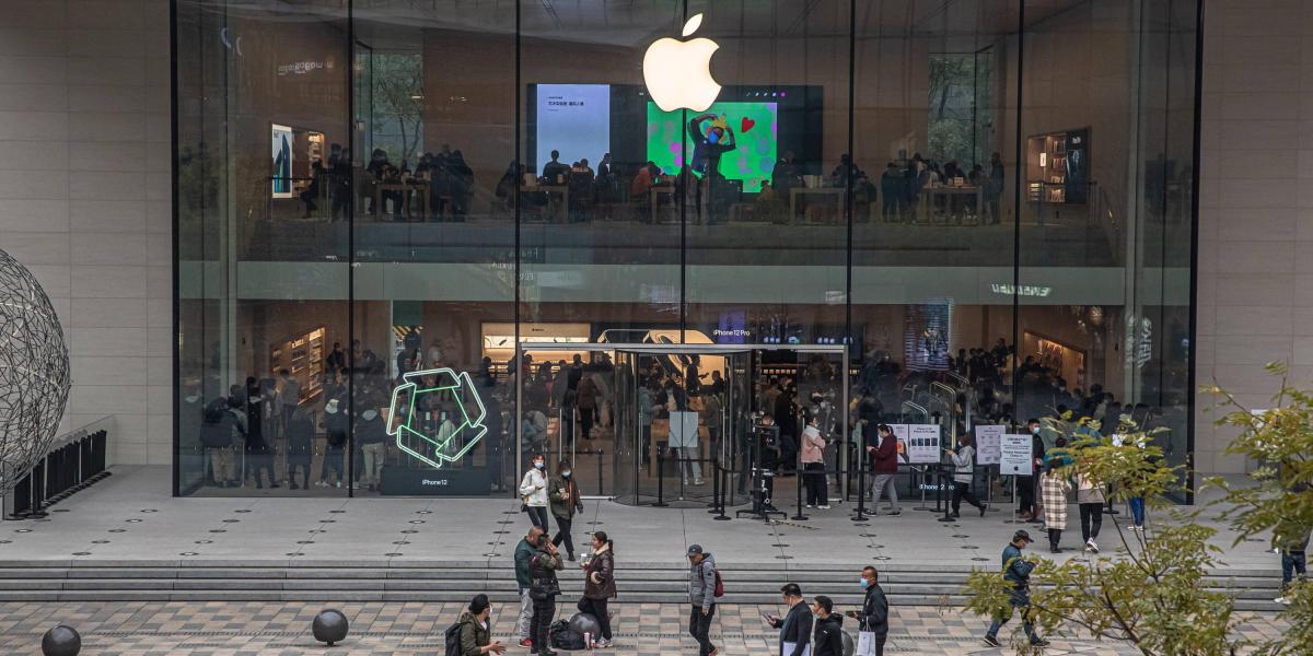 Apple es la empresa con mayor cotización en el mundo