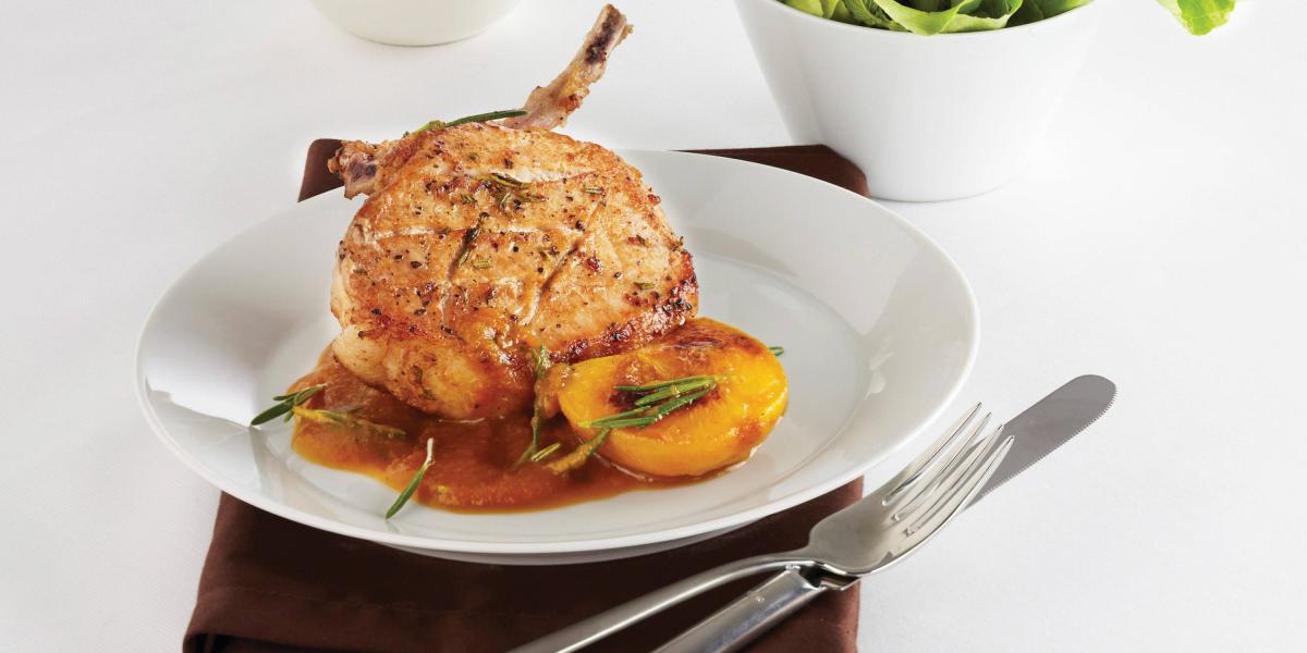 Receta de chuletas de cerdo agridulce casera y fácil de preparar