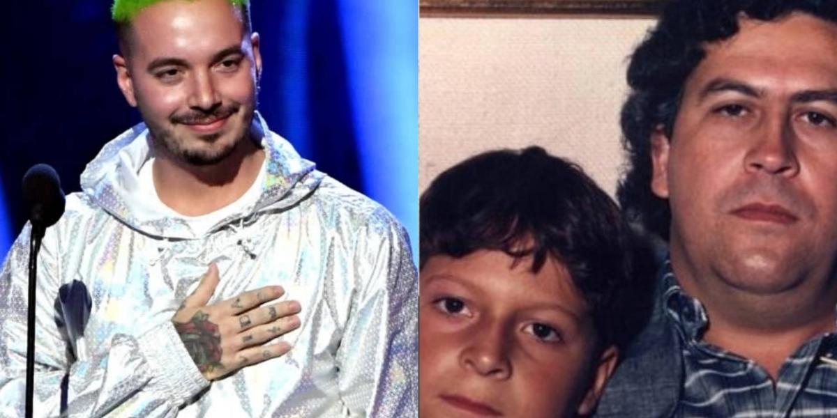 J Balvin se refiere a su relación con el hijo de Pablo Escobar