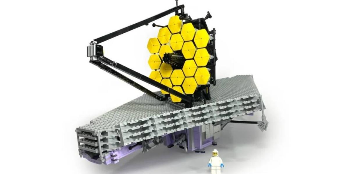 Así sería el telescopio James Webb en Lego