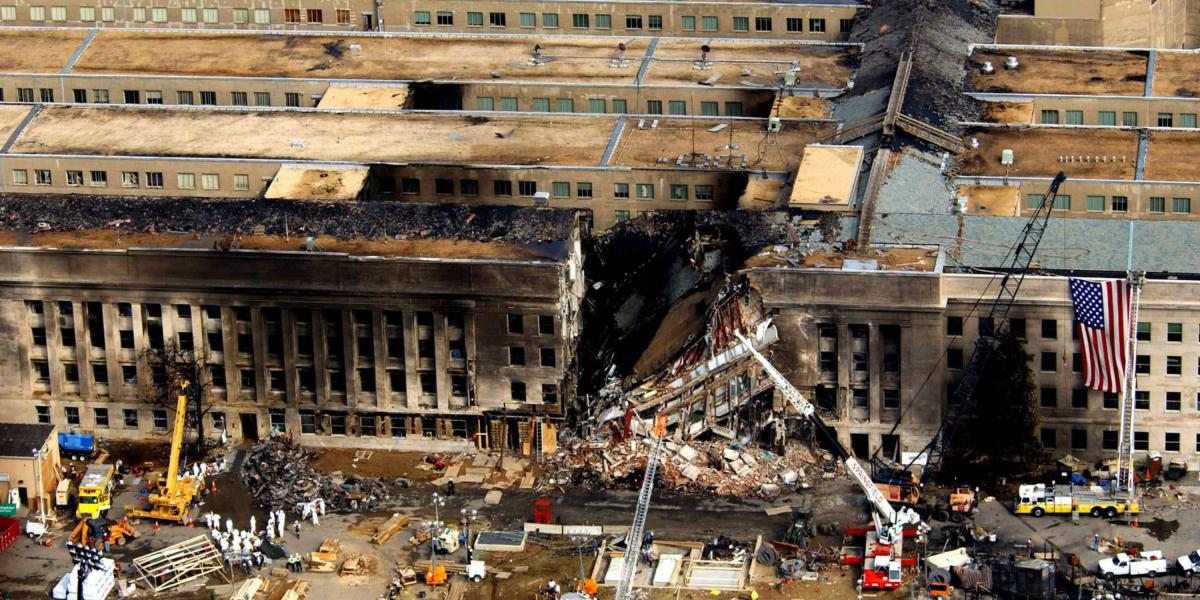 Fachada Del Edificio Del Pentágono Edificio Peace Pentagon, En Nueva