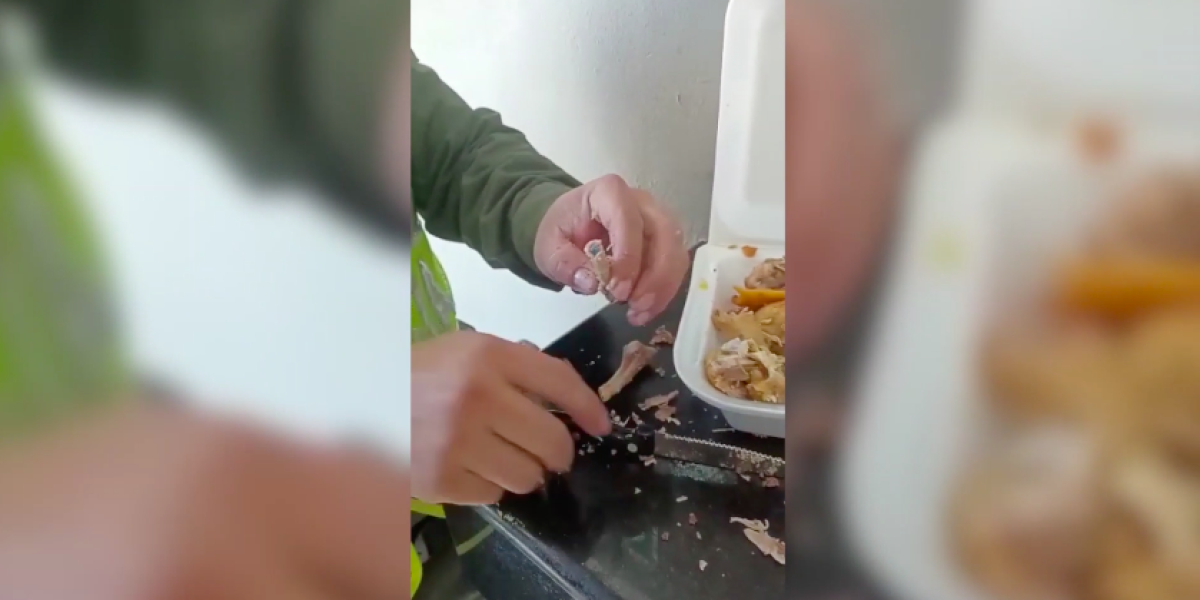 Bucaramanga: En huesos de pollo asado iba a entrar droga a la cárcel