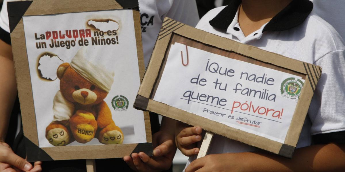 Gobierno lanza campaña para reducir las quemaduras de pólvora