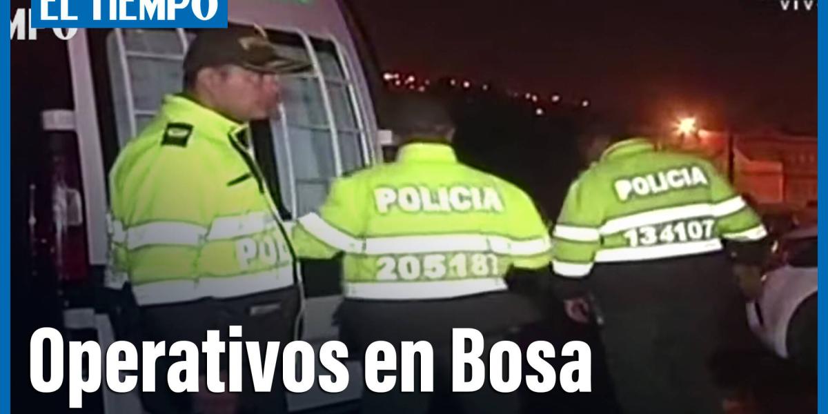 Operativo en Bosa: 4 capturados, 2 menores aprehendidas y armas incautadas