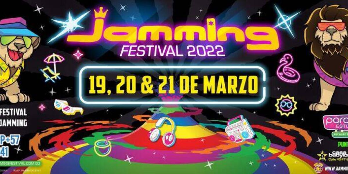 Festival Jamming: Esta es la programación día a día del evento