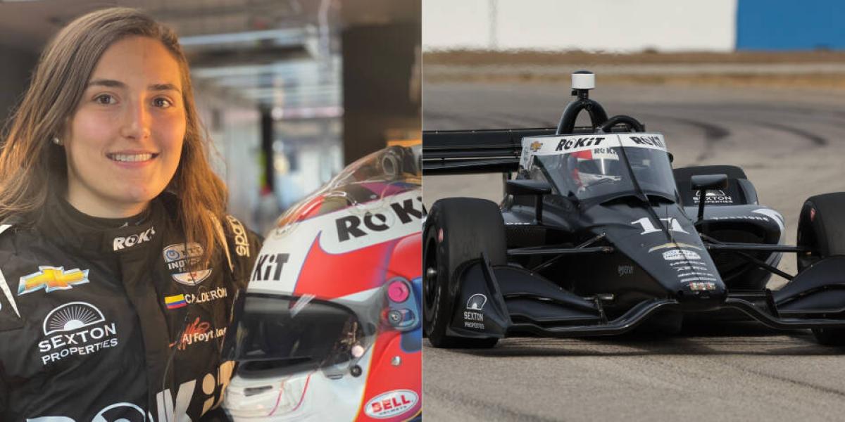 Tatiana Calderón en la Indy: Gran Premio de Alabama