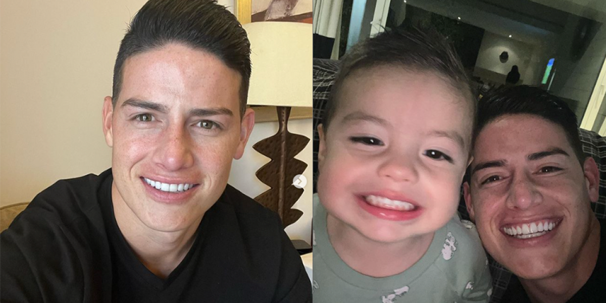 James Rodríguez: video de su hijo Samuel cantando 'Índigo'
