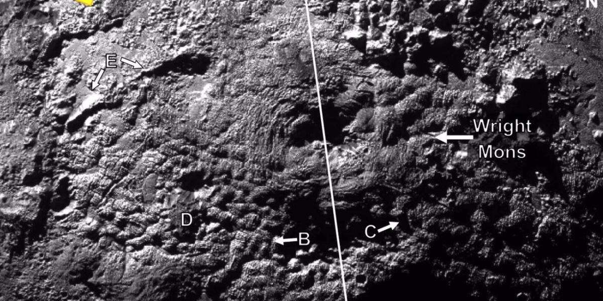Plutón tiene volcanes de hielo nunca antes vistos en el Sistema Solar