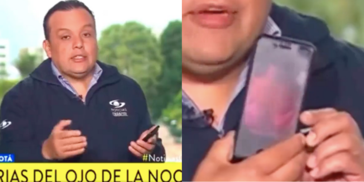 Edward Porras aclaró dudas sobre foto que mostró ‘al aire’ desde celular