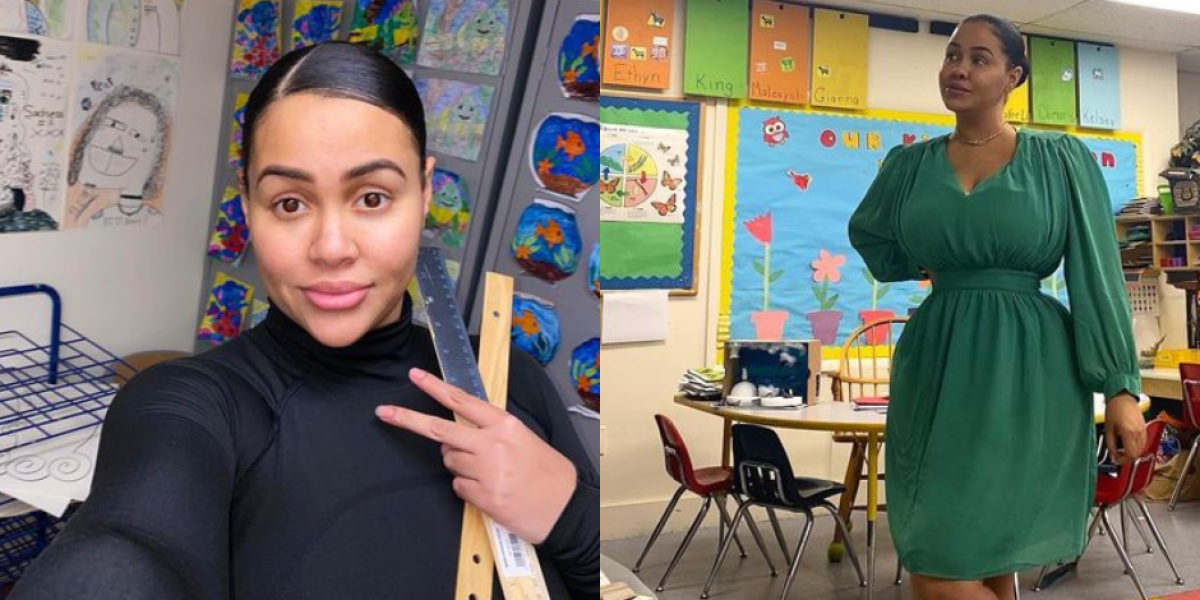 Maestra es señalada por su manera de vestir y su figura en Estados Unidos