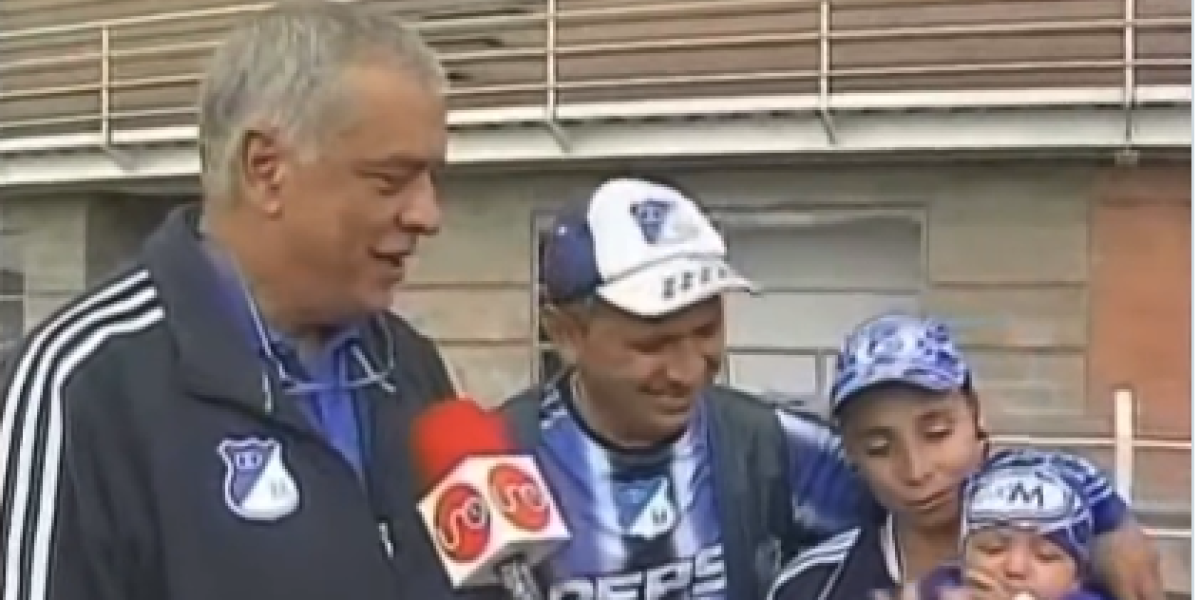 Millos David reaparece así luce hoy el famoso hincha de Millonarios