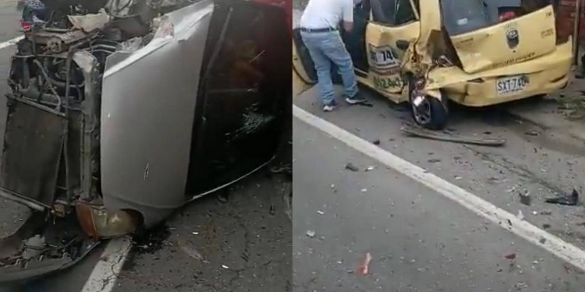Accidente De Tránsito En Autopista En Floridablanca