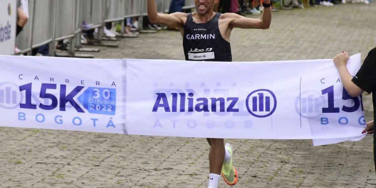 Jhon Tello y Angie Orjuela ganaron la Carrera Allianz 15K Bogotá