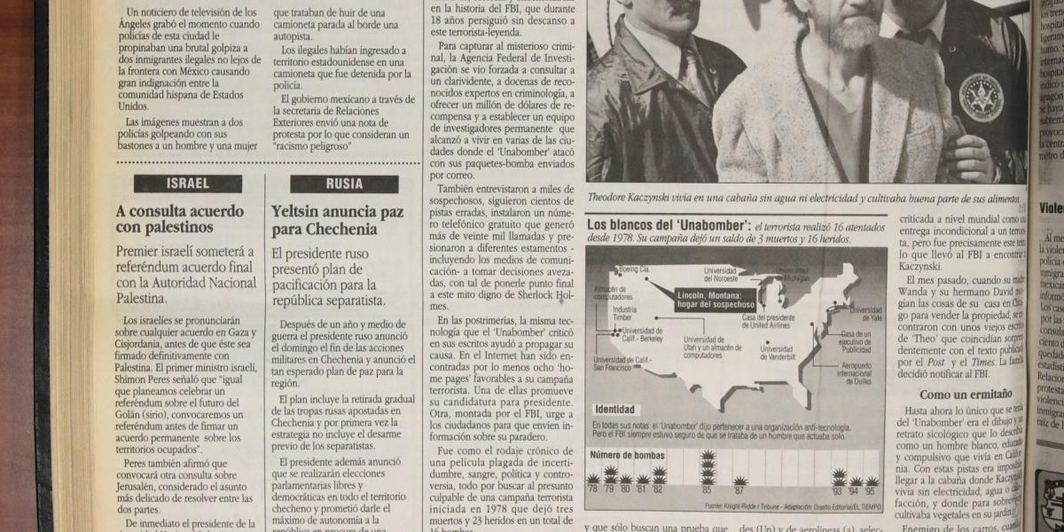 Unabomber: muere Theodore Kaczynski, asesino que enviaba cartas bomba ...