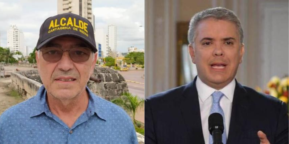 William Dau, alcalde de Cartagena: Duque solo venía aquí 'a mamar ron'