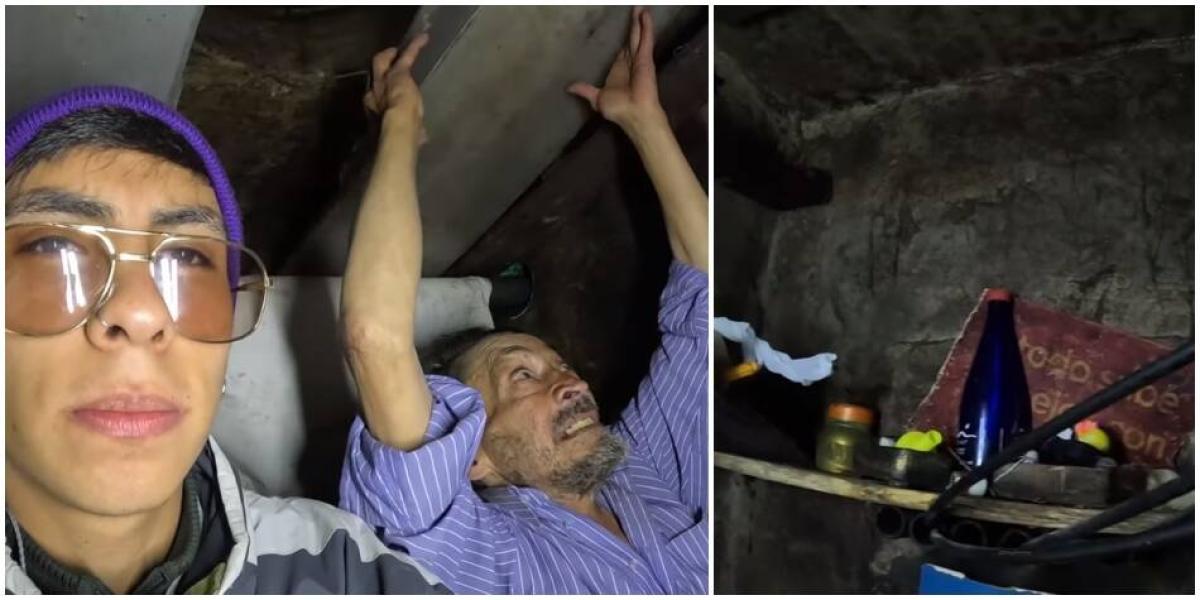 En video: cómo es pasar una noche en la alcantarilla de Lucas