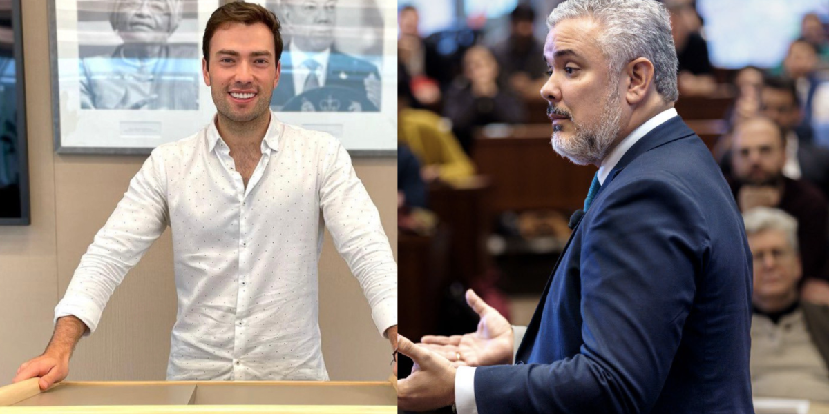 Ivan Duque y Esteban Santos: la foto de su encuentro en Harvard