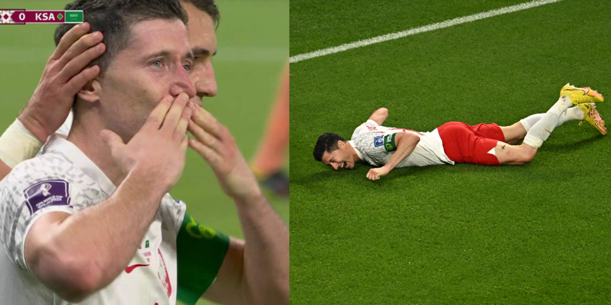 Lewandowski rompe en llanto tras su primer gol en un Mundial: video viral