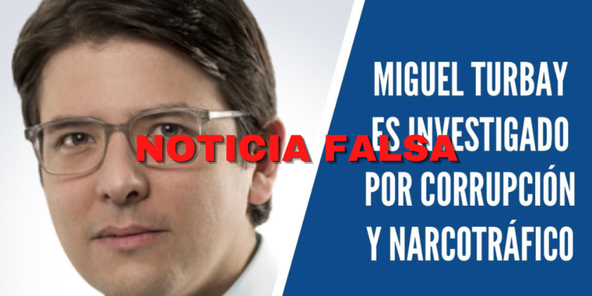 Miguel Uribe Turbay: imagen de El Tiempo sobre corrupción es falsa