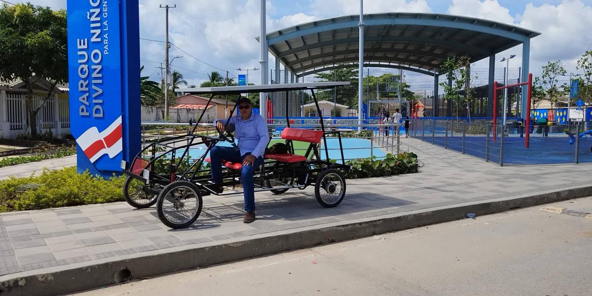 Atlántico: así es el carro solar que rueda en Palmar de Varela