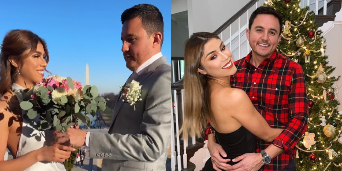 Pautips y Ronald Moscoso se casaron en Estados Unidos: video